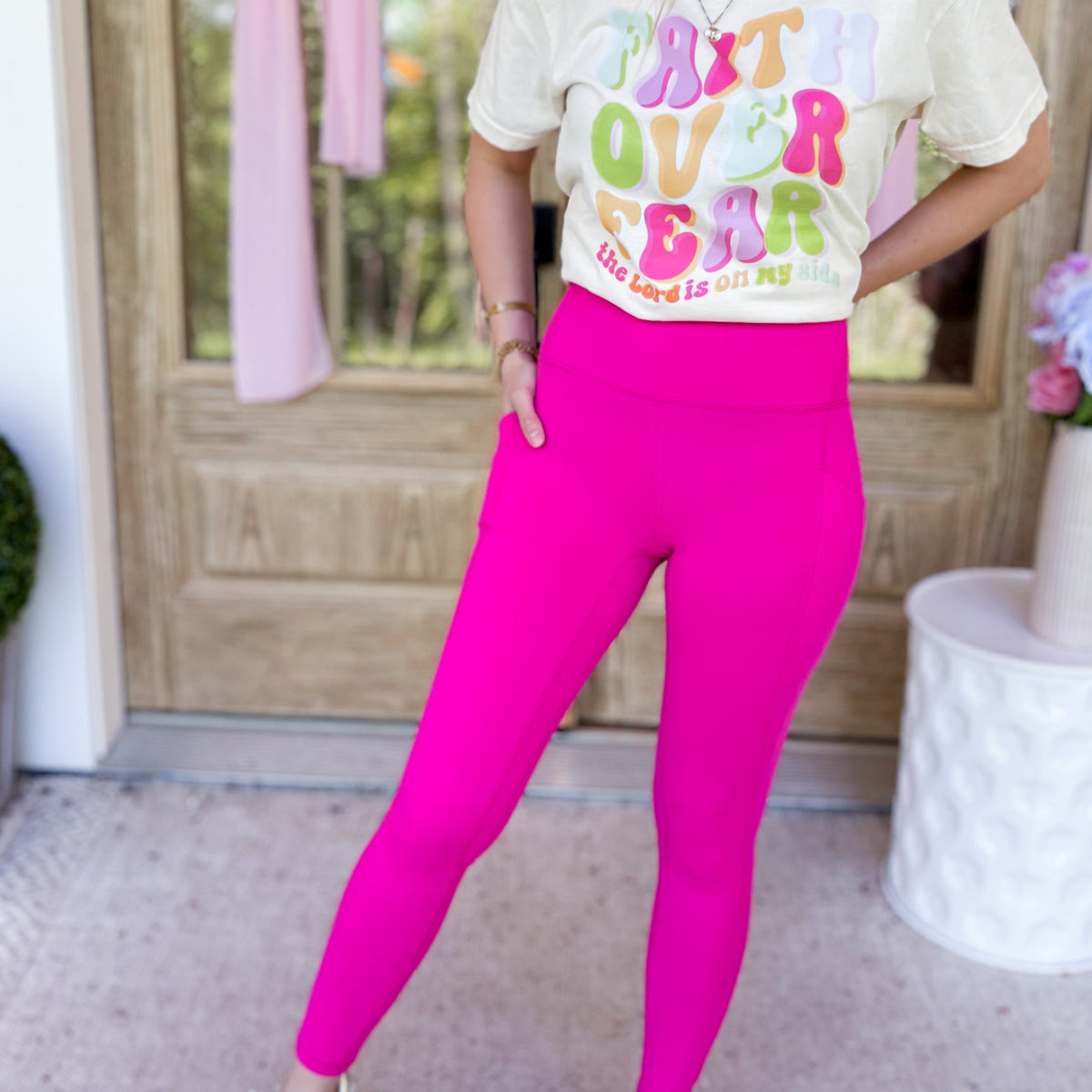 Dalton Butter Soft Full Length Leggings With Pockets Final Sale Be
