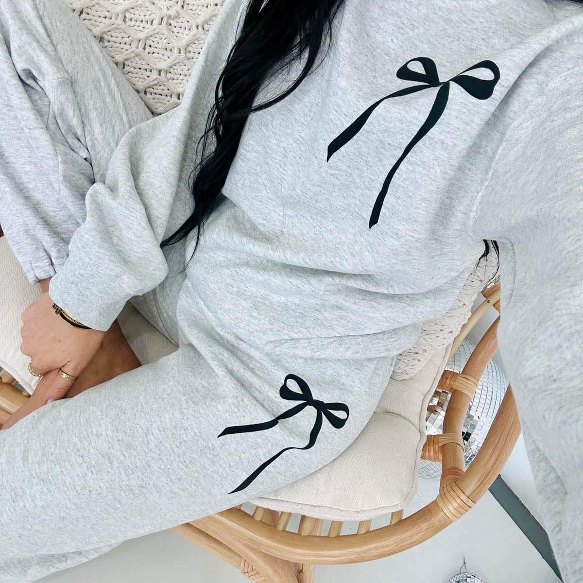 Precious Bow SWEATPANTS With Bow Graphic *FINAL SALE* (3 colors) – Be ...