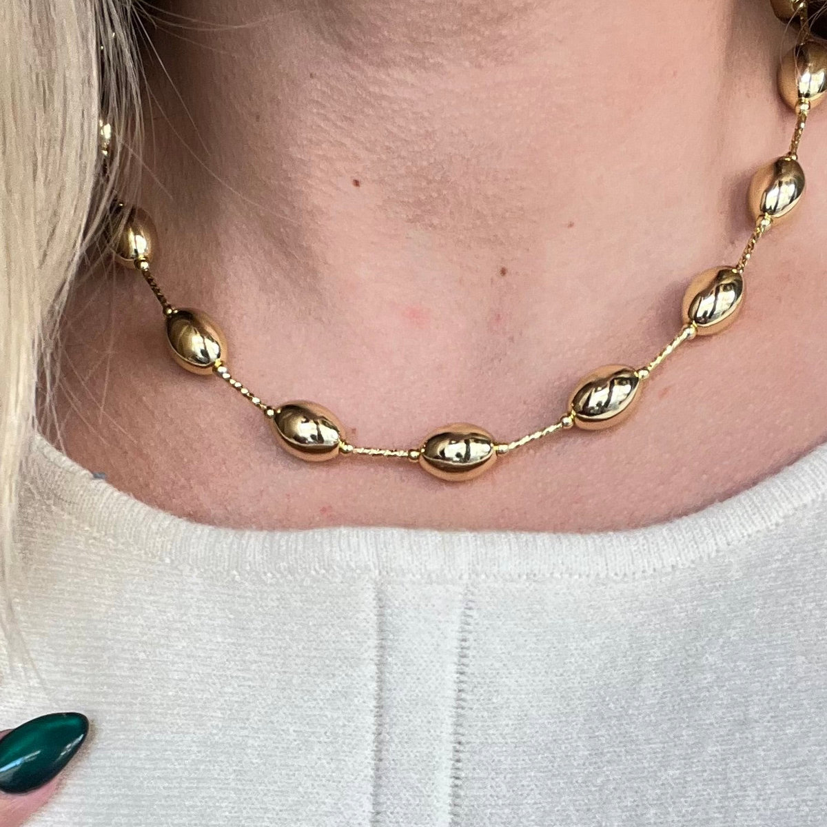 Treasure Jewels Gold Magnet Necklace *FINAL SALE* – Be You Boutique